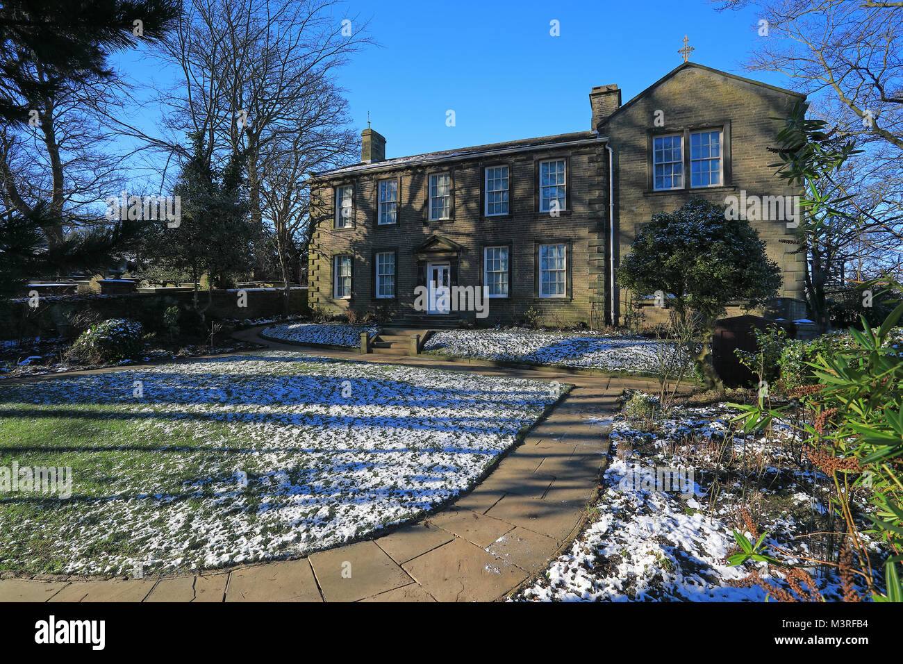 Brontë Parsonage Museum in Haworth, West Yorkshire, the one time home ...