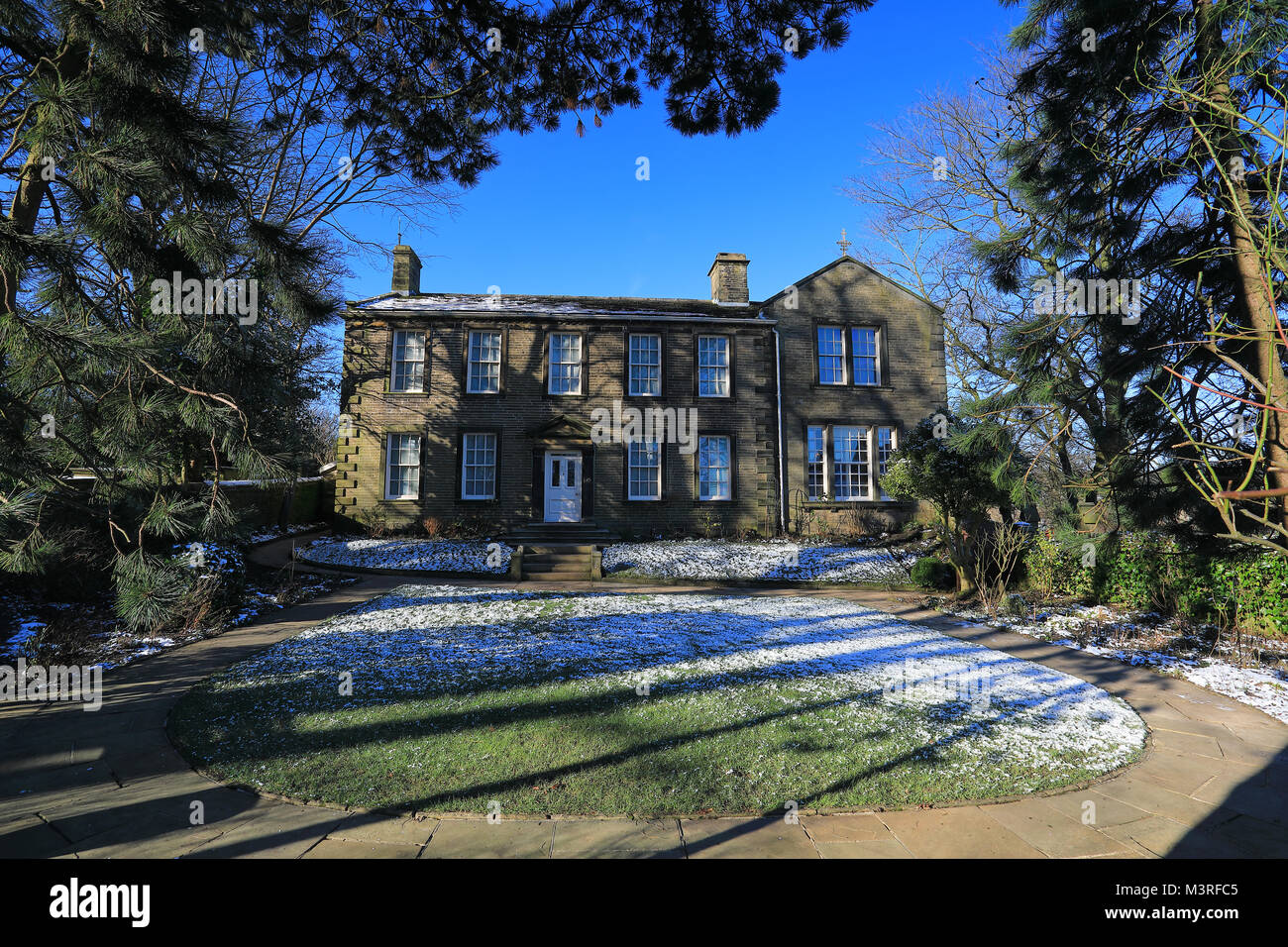 Brontë Parsonage Museum in Haworth, West Yorkshire, the one time home ...