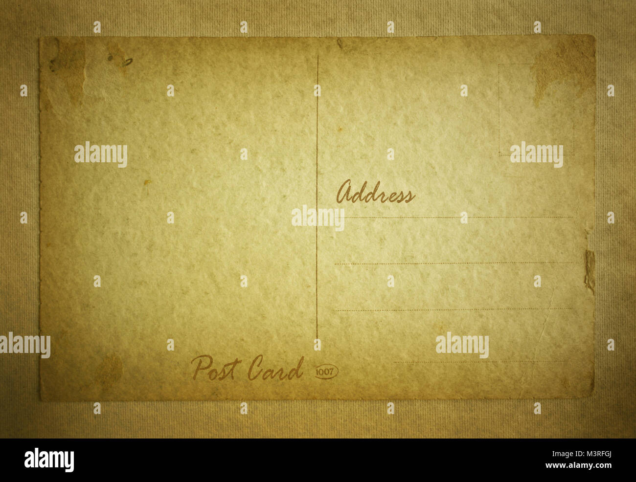 Vintage postcard writing hi-res stock photography and images - Alamy