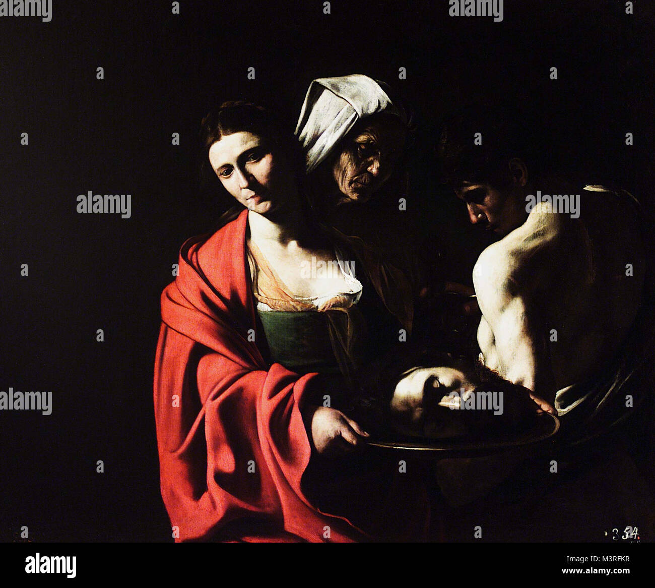 Caravaggio, Salome with the Head of John the Baptist Stock Photo - Alamy