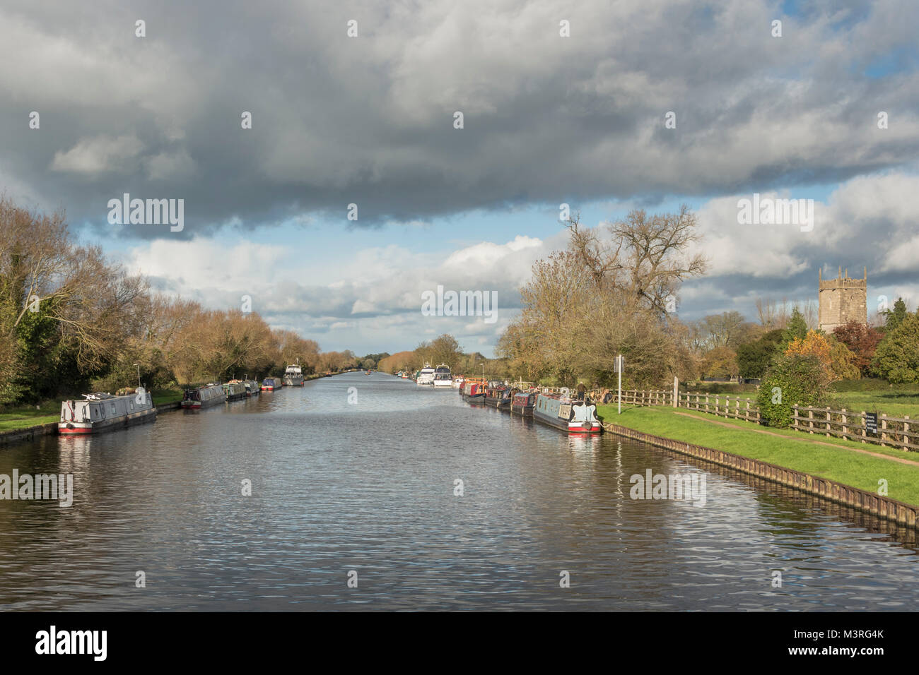 The village of Frampton on Severn in Gloucestershire, England Stock ...