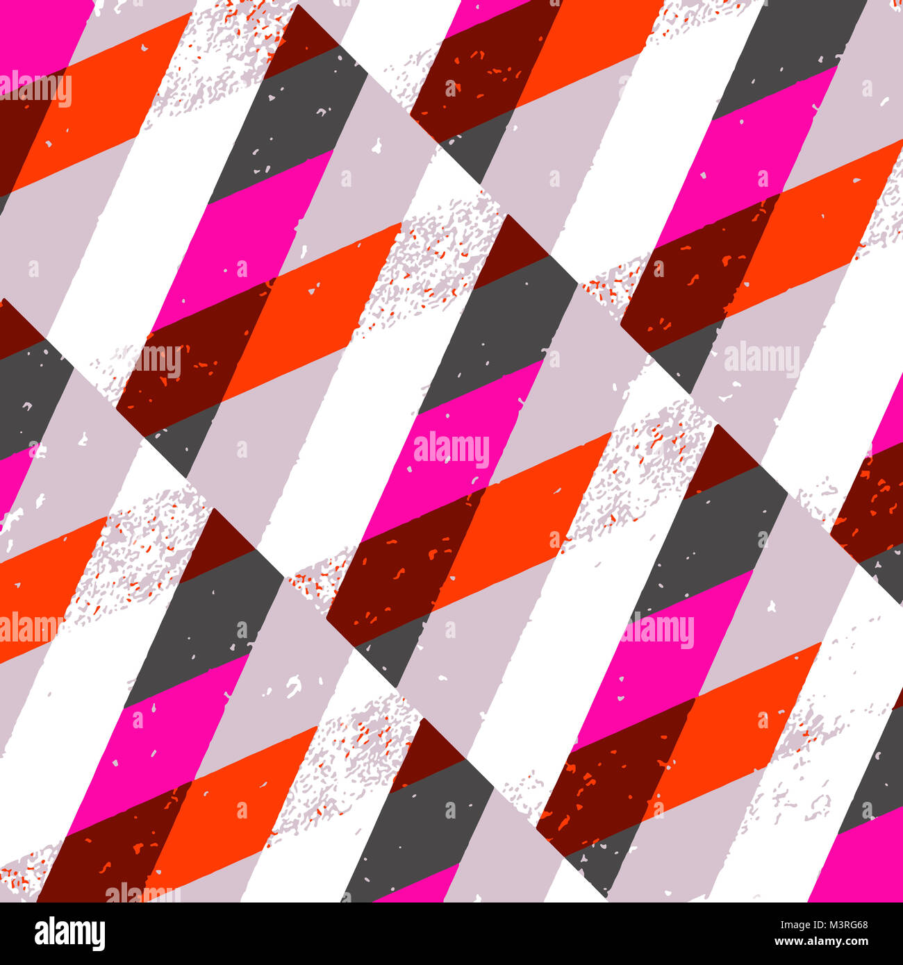 Digital art technique modern stripe geometric pattern in mixed colors ...
