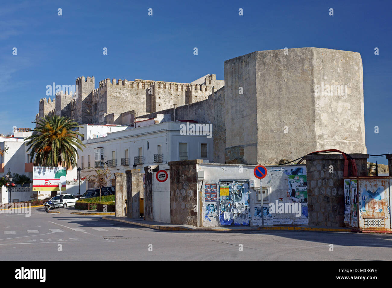 The Moorish castle, Tarifa in southern Spain Stock Photo - Alamy