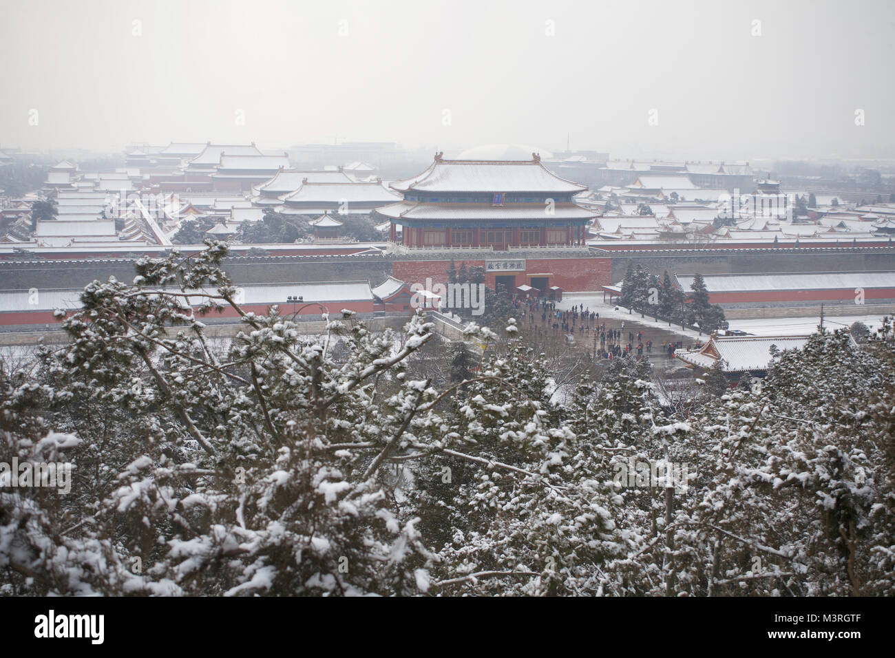 Beijing winter pollution hi-res stock photography and images - Alamy