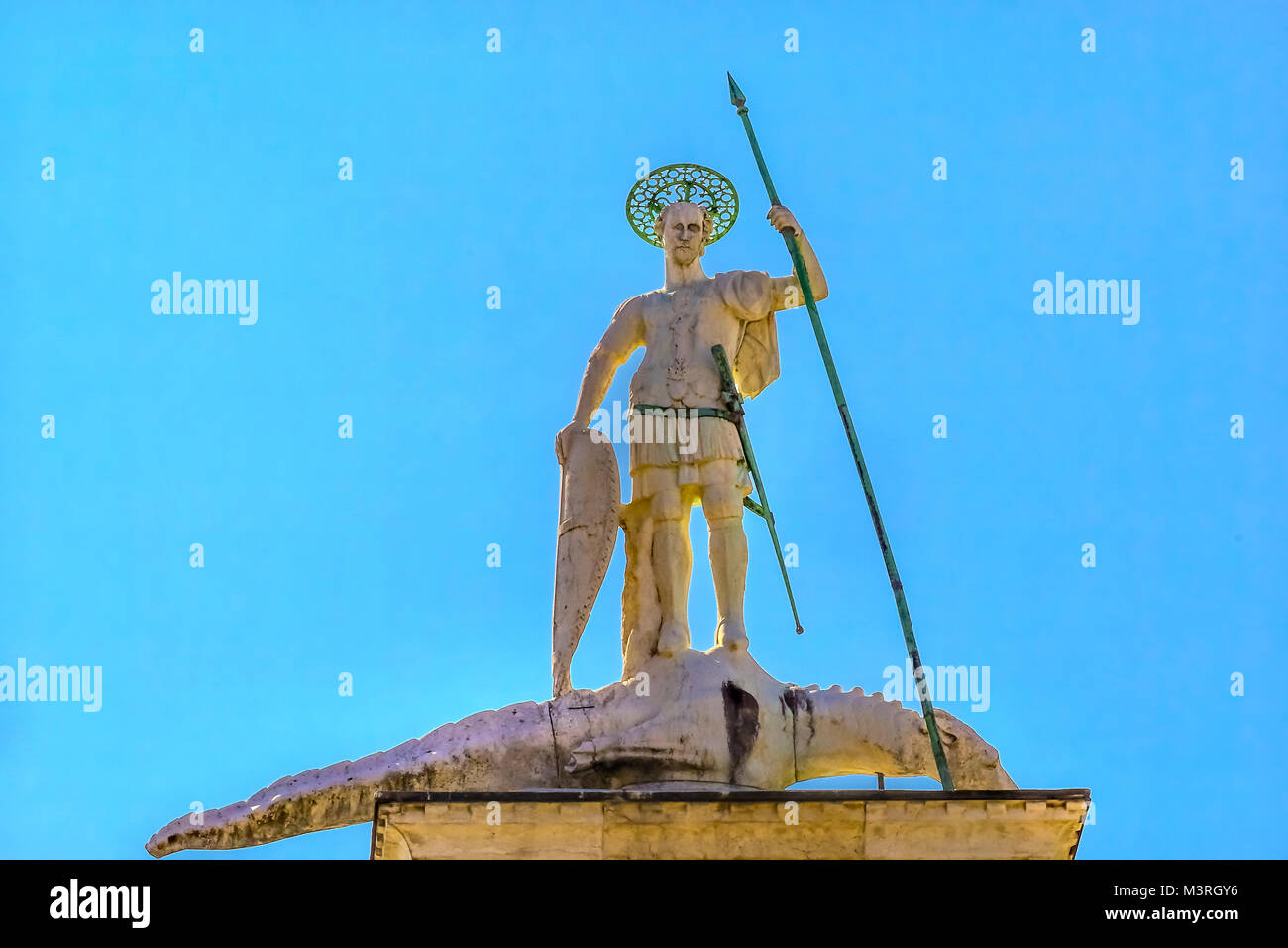 Saint theodore statue hi-res stock photography and images - Alamy