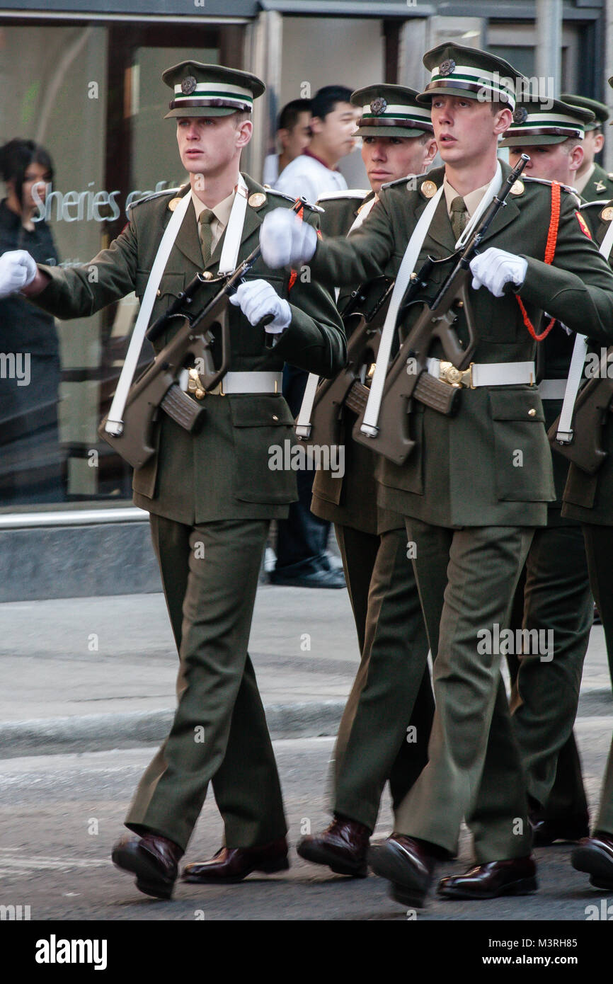 Irish military forces getting ready for 1916 Easter Rising ...