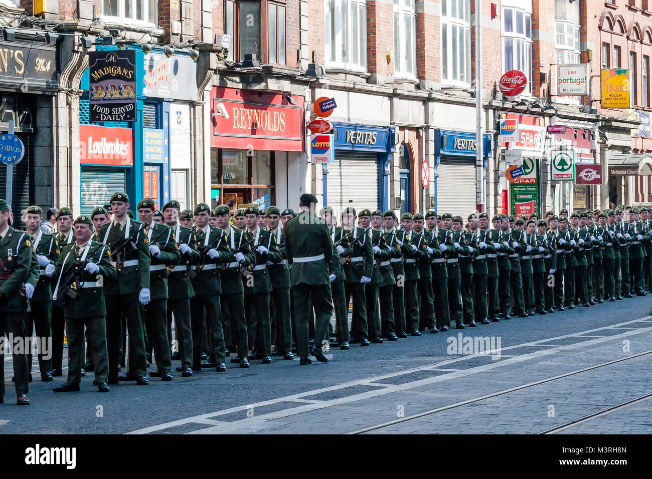 Irish military forces getting ready for 1916 Easter Rising ...