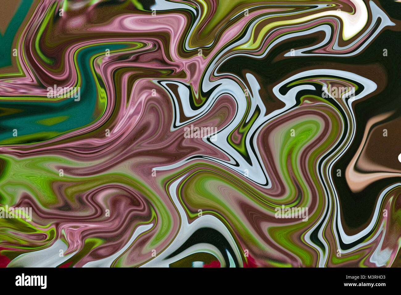 Juicy color mix painting with marbling. Marble texture. Paint splash ...