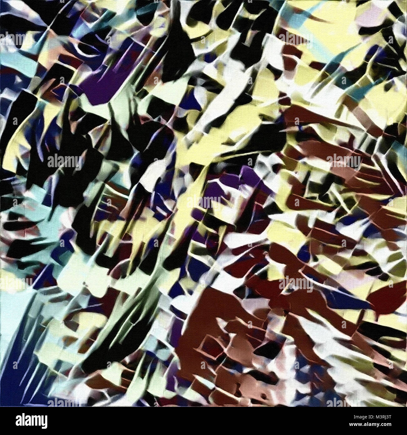 Abstract painting. Brush strokes Stock Photo - Alamy