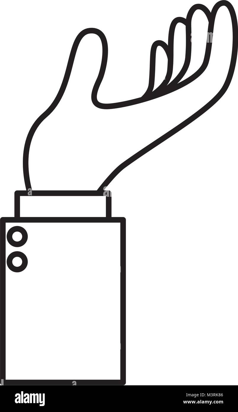 business hand receiving icon Stock Vector Image & Art - Alamy