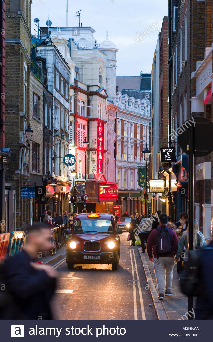 Soho At Night London High Resolution Stock Photography and Images - Alamy