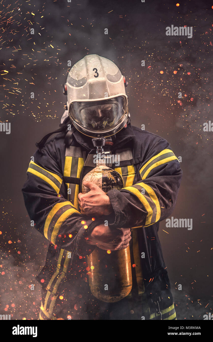 Fire fighter outfit hi-res stock photography and images - Alamy