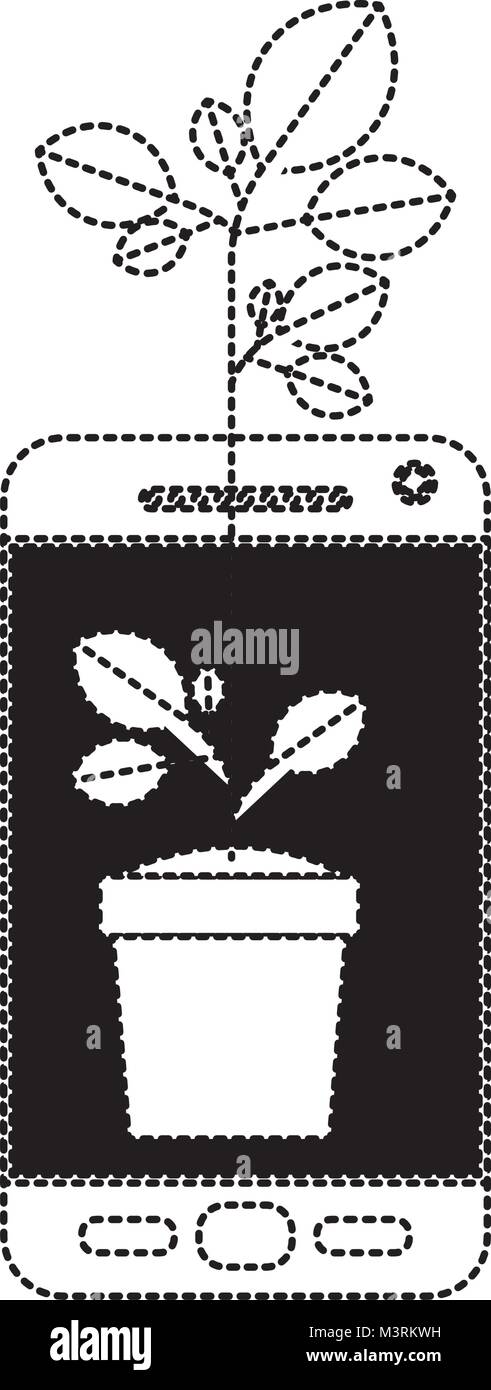 Plant pot project icon Stock Vector Images - Alamy