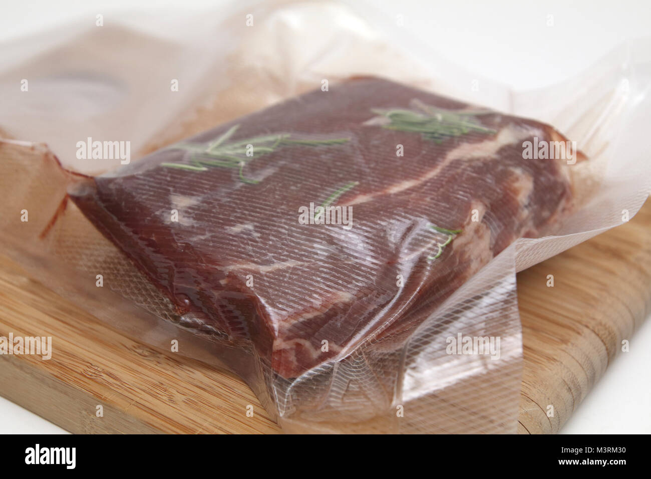 beef in sous-vide bag Stock Photo - Alamy