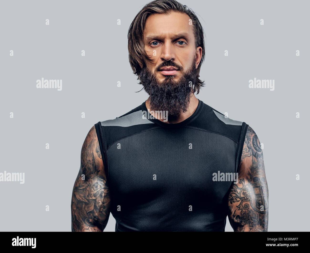 Tattooed bodybuilder hi-res stock photography and images - Alamy