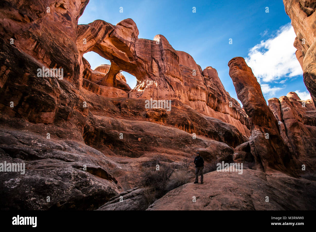 Skull arch arches national park hi-res stock photography and images - Alamy