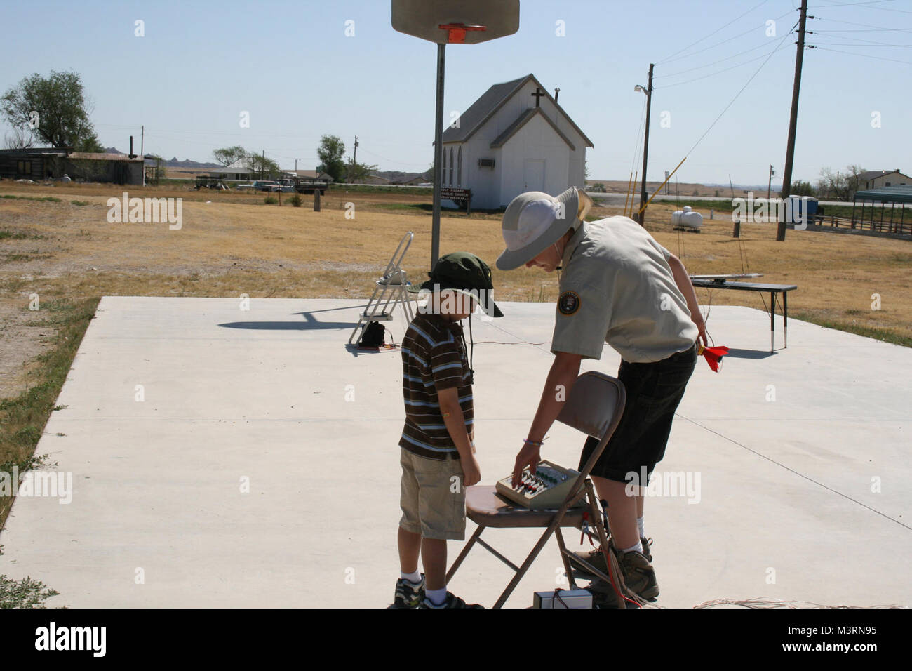 Teaching the next generation about rocket science Stock Photo - Alamy