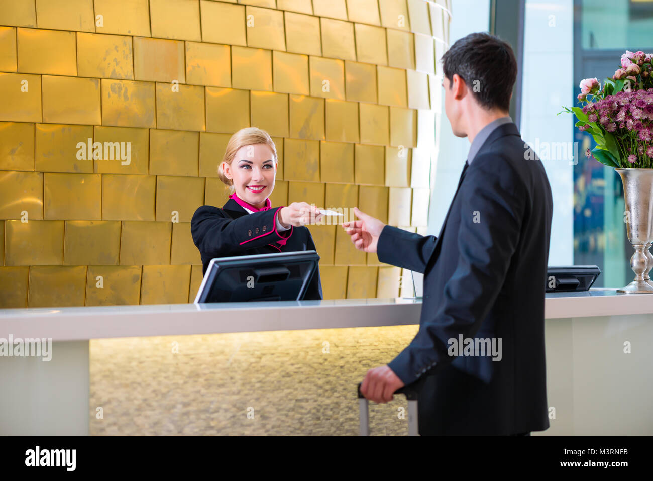 Hotel reception check in hi-res stock photography and images - Alamy