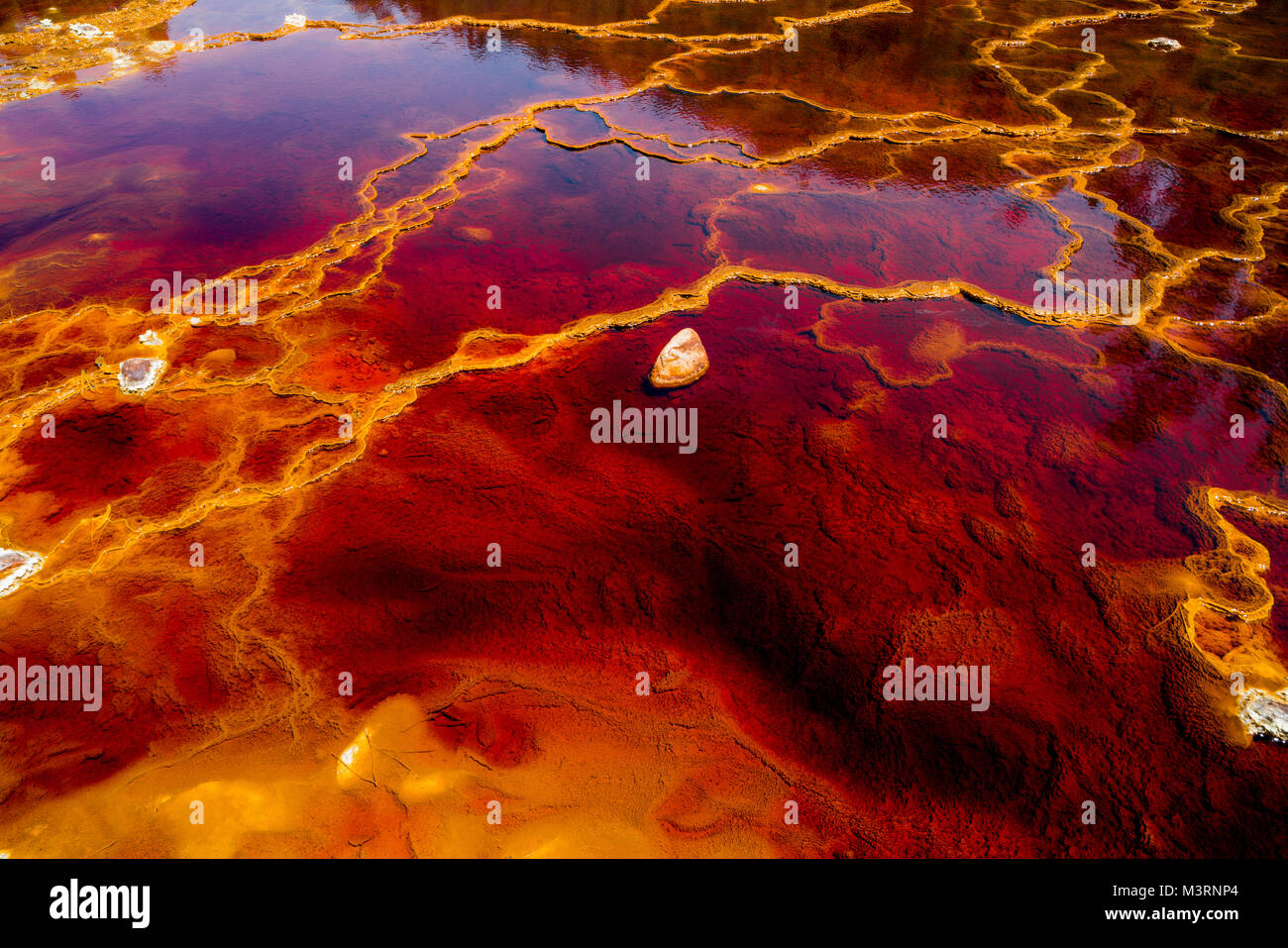 Fantastic colours of Rio Tinto. The river is famous for its deep red ...