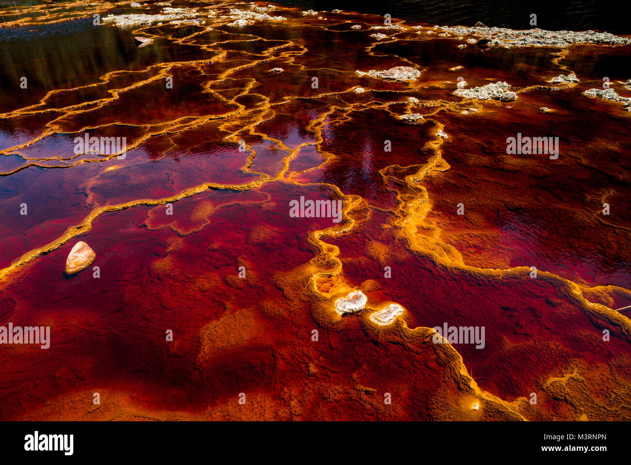 Fantastic colours of Rio Tinto. The river is famous for its deep red ...