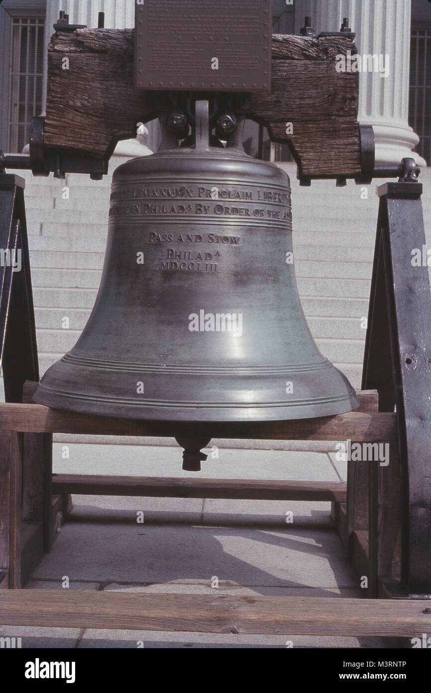 Liberty bell outside treasury building, Washington, USA Stock Photo - Alamy
