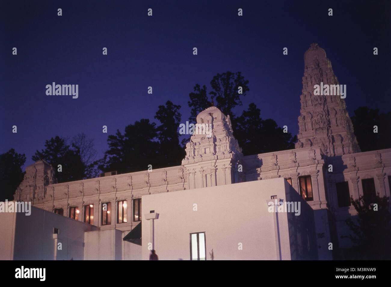 Exterior of Hindu Temple of Atlanta, Georgia, USA Stock Photo - Alamy