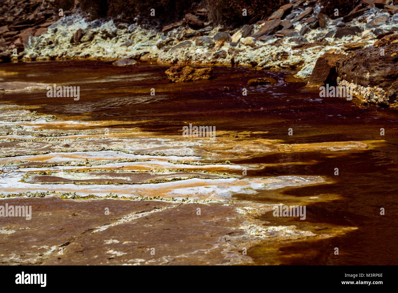 Fantastic colours of Rio Tinto. The river is famous for its deep red ...