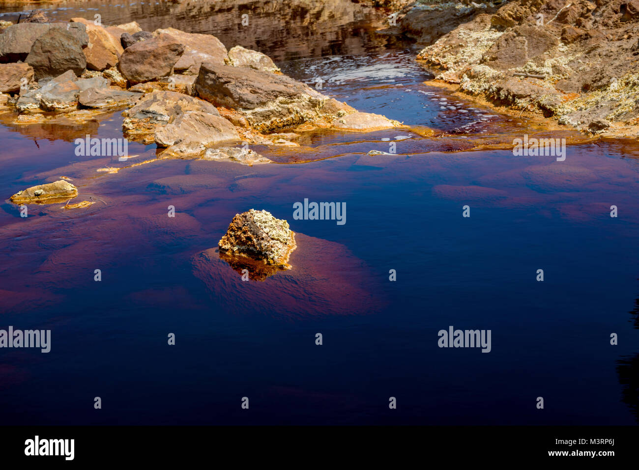 Fantastic colours of Rio Tinto. The river is famous for its deep red ...
