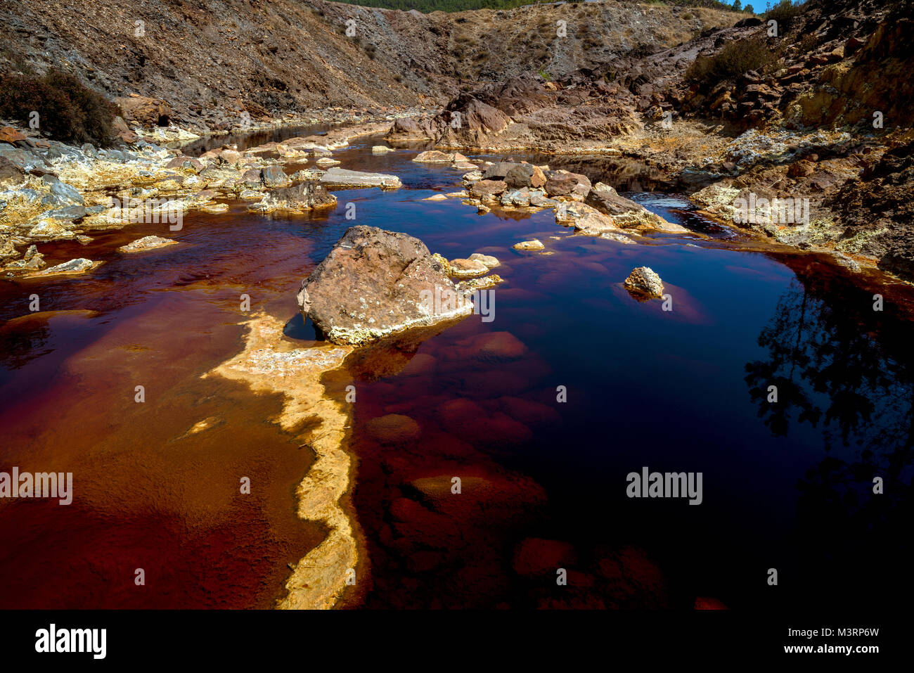 Fantastic colours of Rio Tinto. The river is famous for its deep red ...