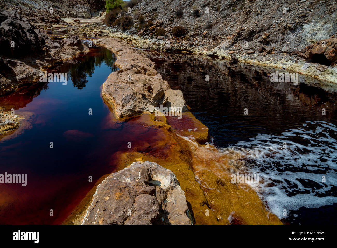 Fantastic colours of Rio Tinto. The river is famous for its deep red ...