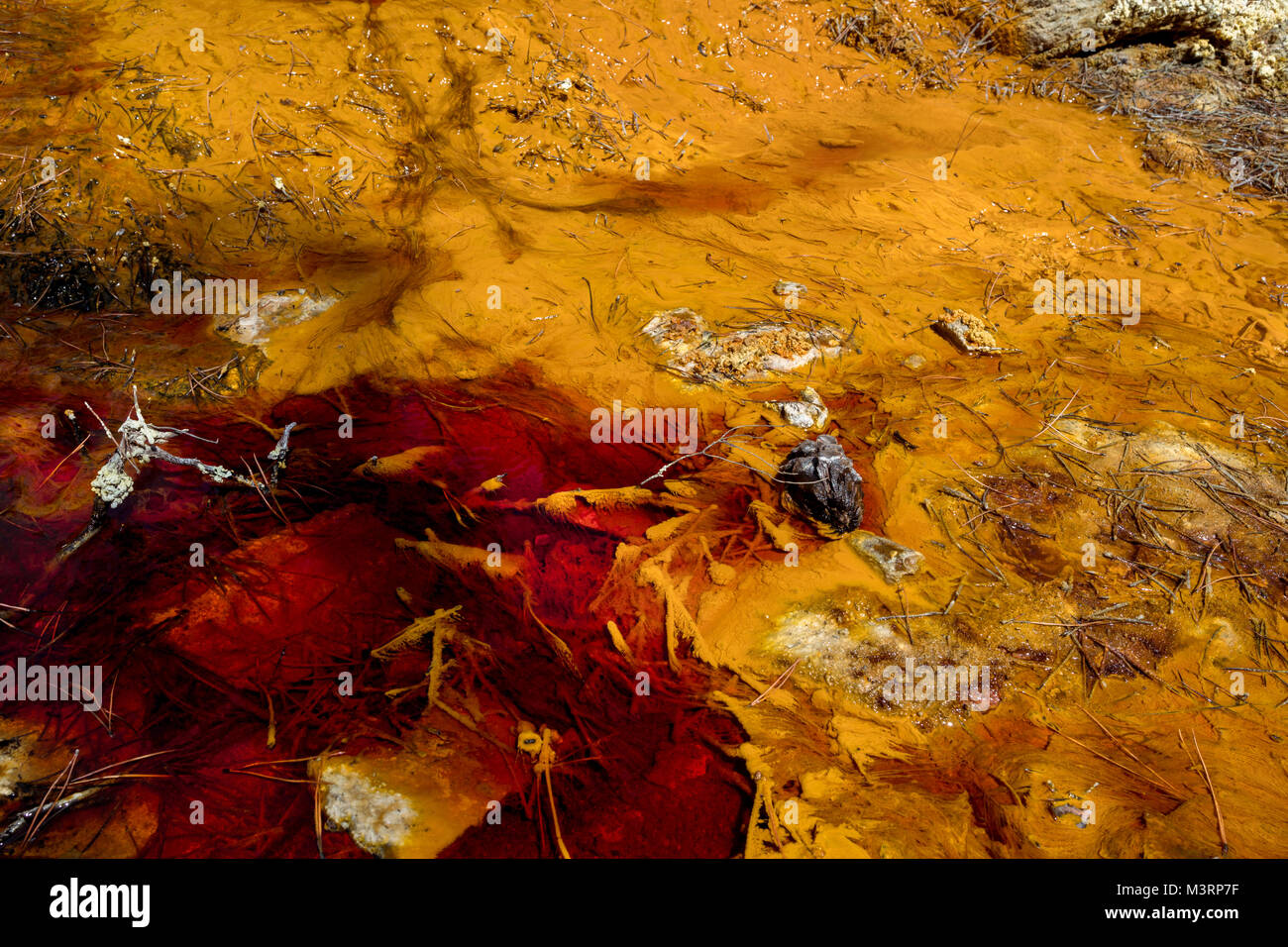 Fantastic colours of Rio Tinto. The river is famous for its deep red ...