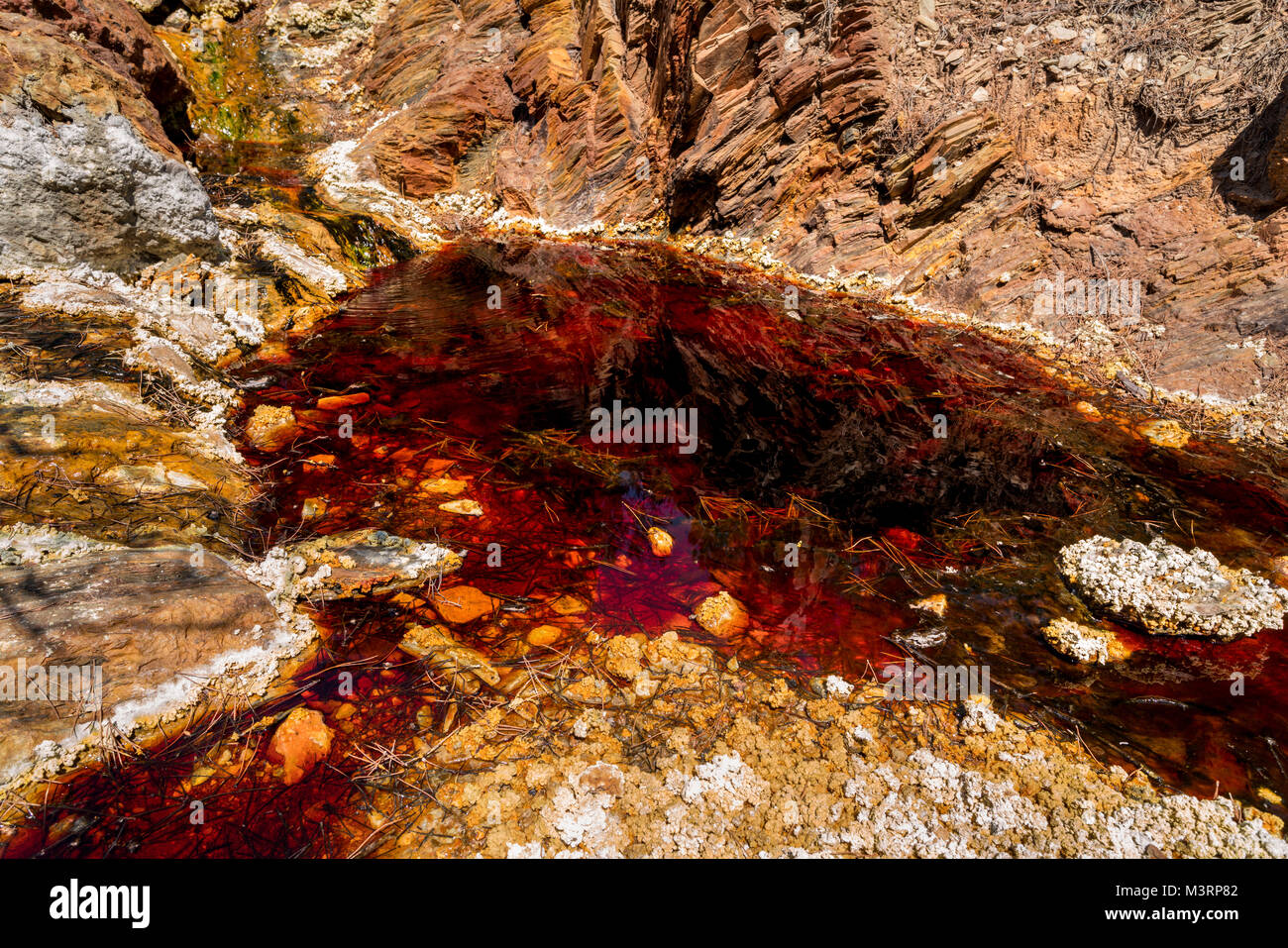 Fantastic colours of Rio Tinto. The river is famous for its deep red ...