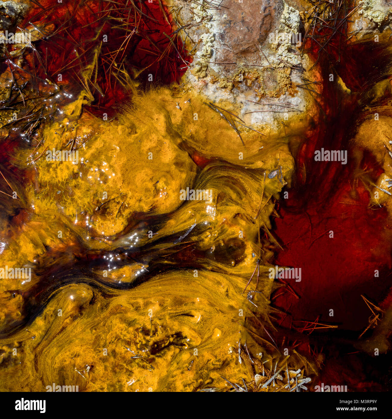 Fantastic colours of Rio Tinto. The river is famous for its deep red ...