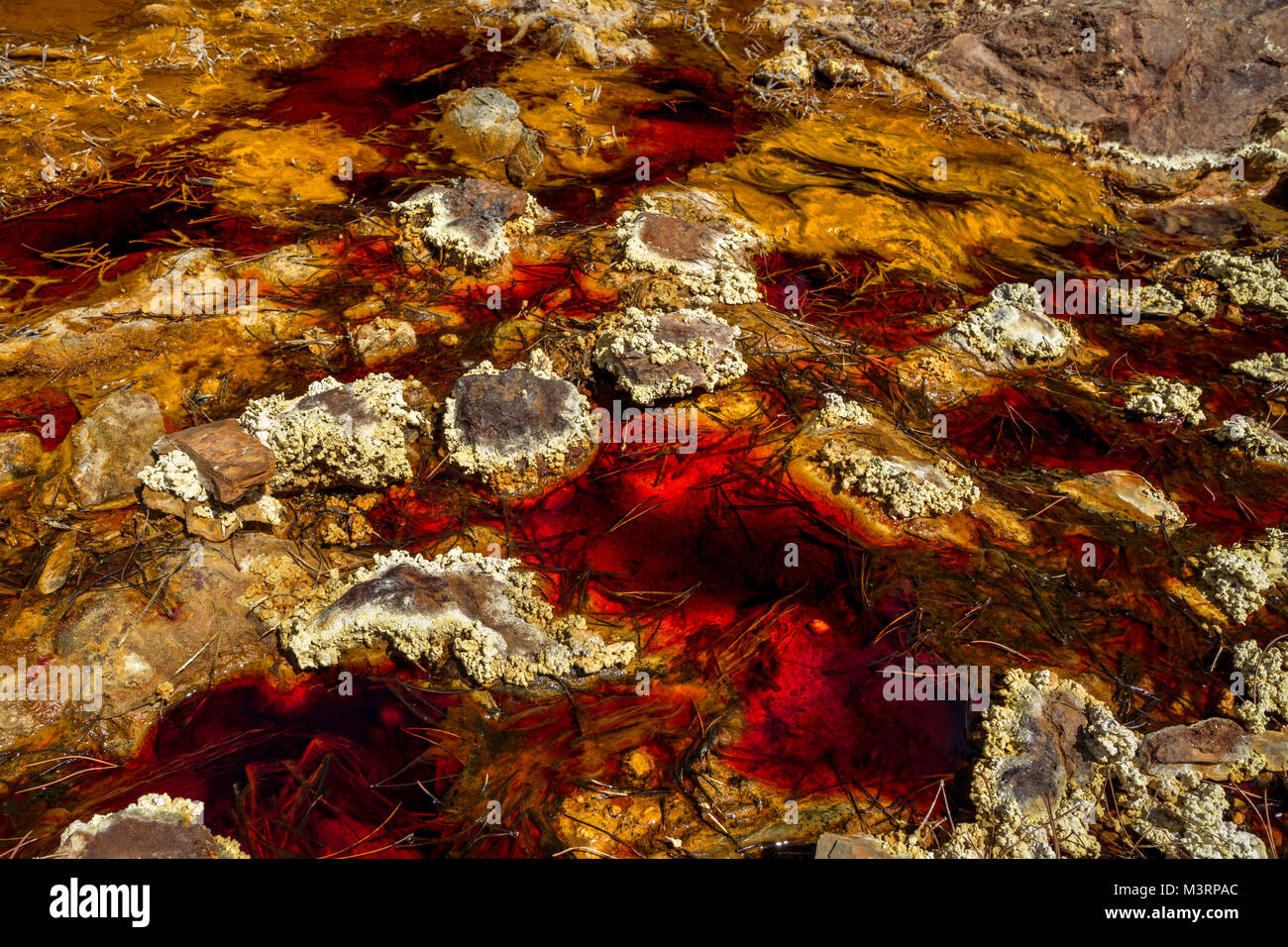 Fantastic colours of Rio Tinto. The river is famous for its deep red ...