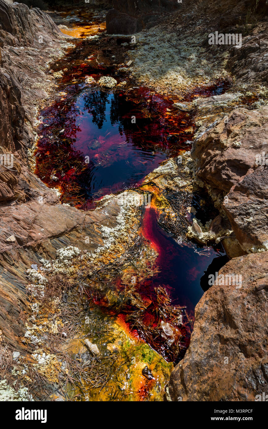 Fantastic colours of Rio Tinto. The river is famous for its deep red ...