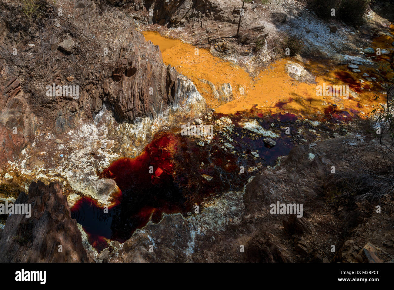 Fantastic colours of Rio Tinto. The river is famous for its deep red ...