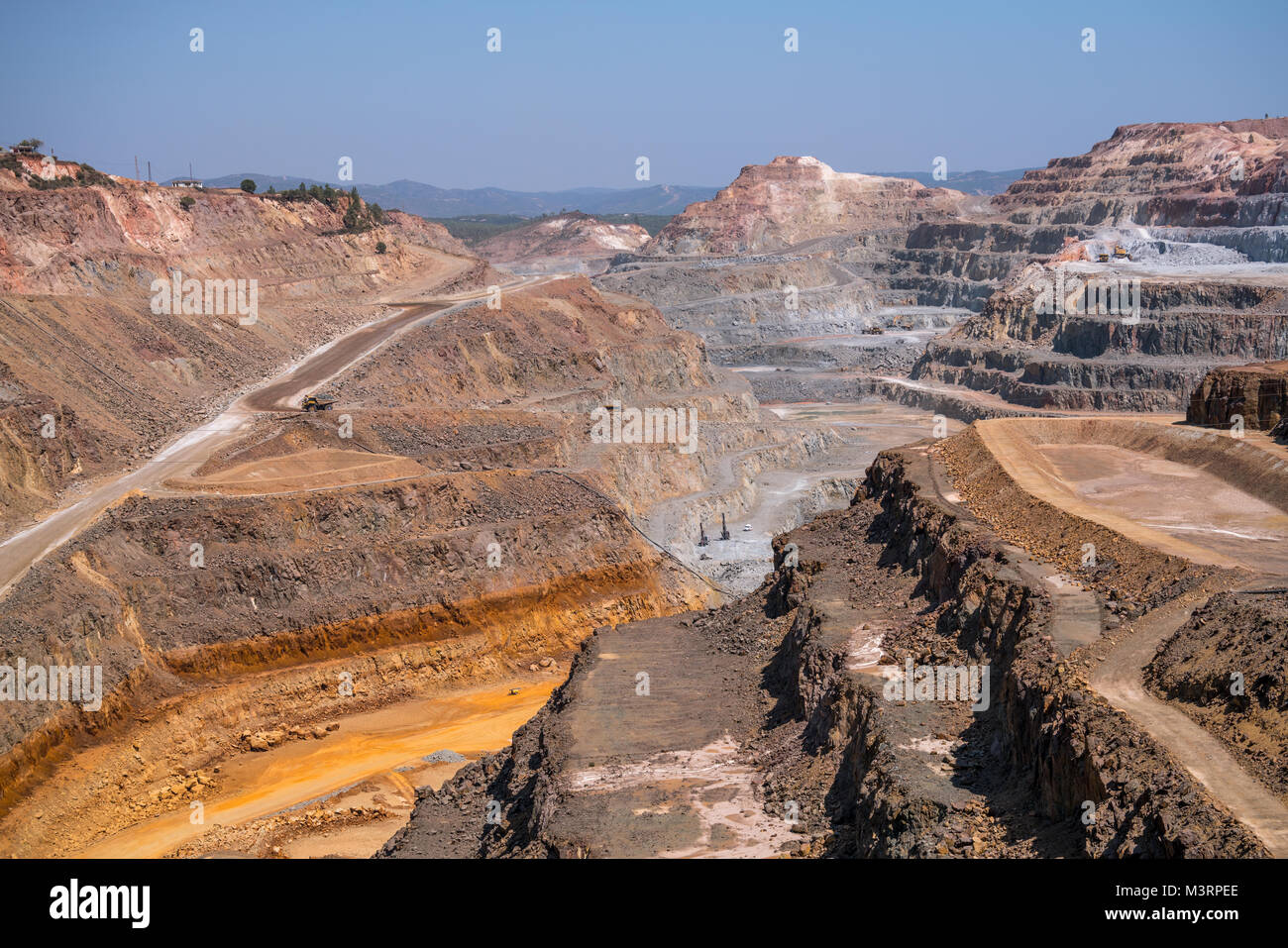 Cerro Colorado open cast mine. Riotinto, Huelva province of Andalusia ...