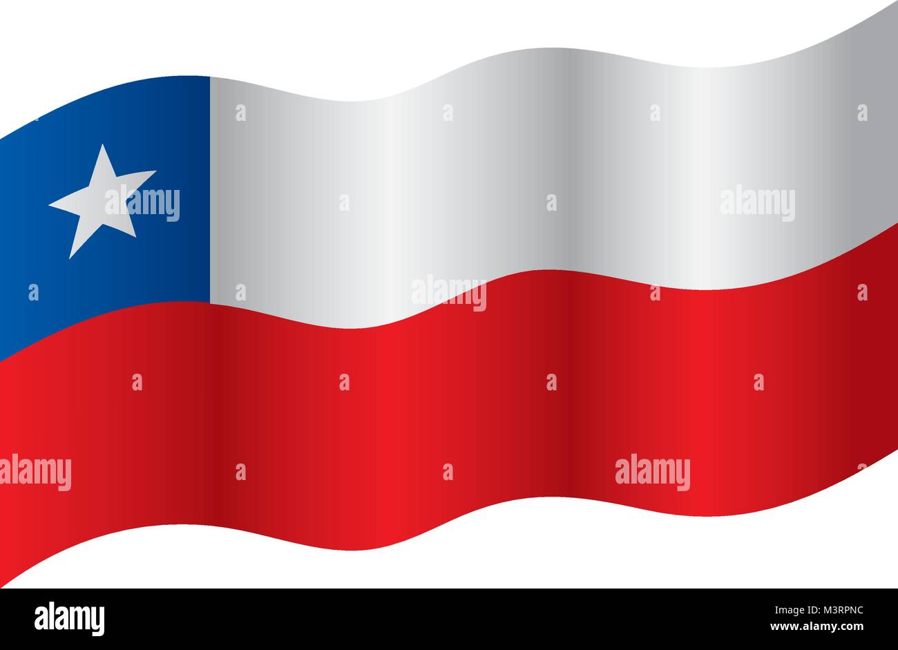 Chile flag, vector illustration Stock Vector Image & Art - Alamy