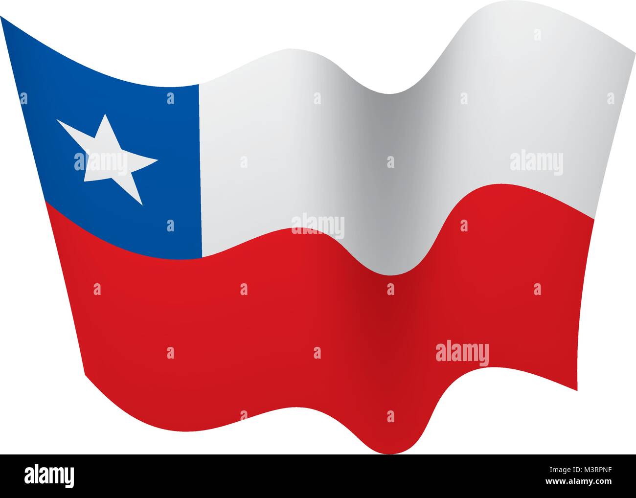 Official vector flag chile Cut Out Stock Images & Pictures - Alamy