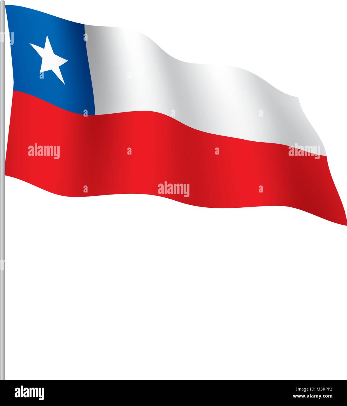 Chile flag, vector illustration Stock Vector Image & Art - Alamy