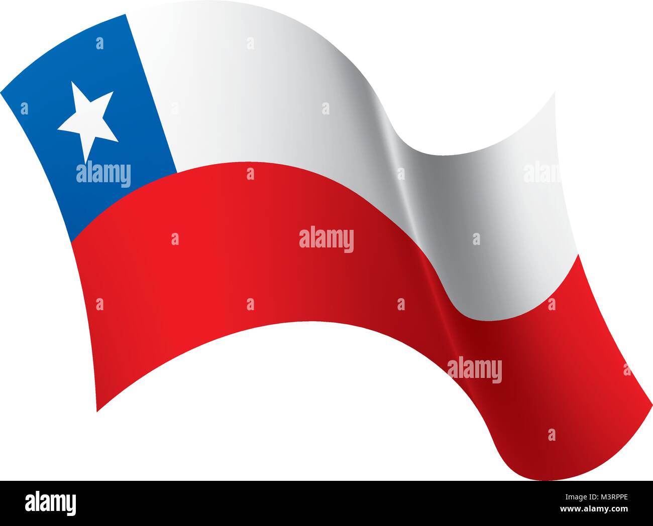 Official vector flag chile Cut Out Stock Images & Pictures - Alamy