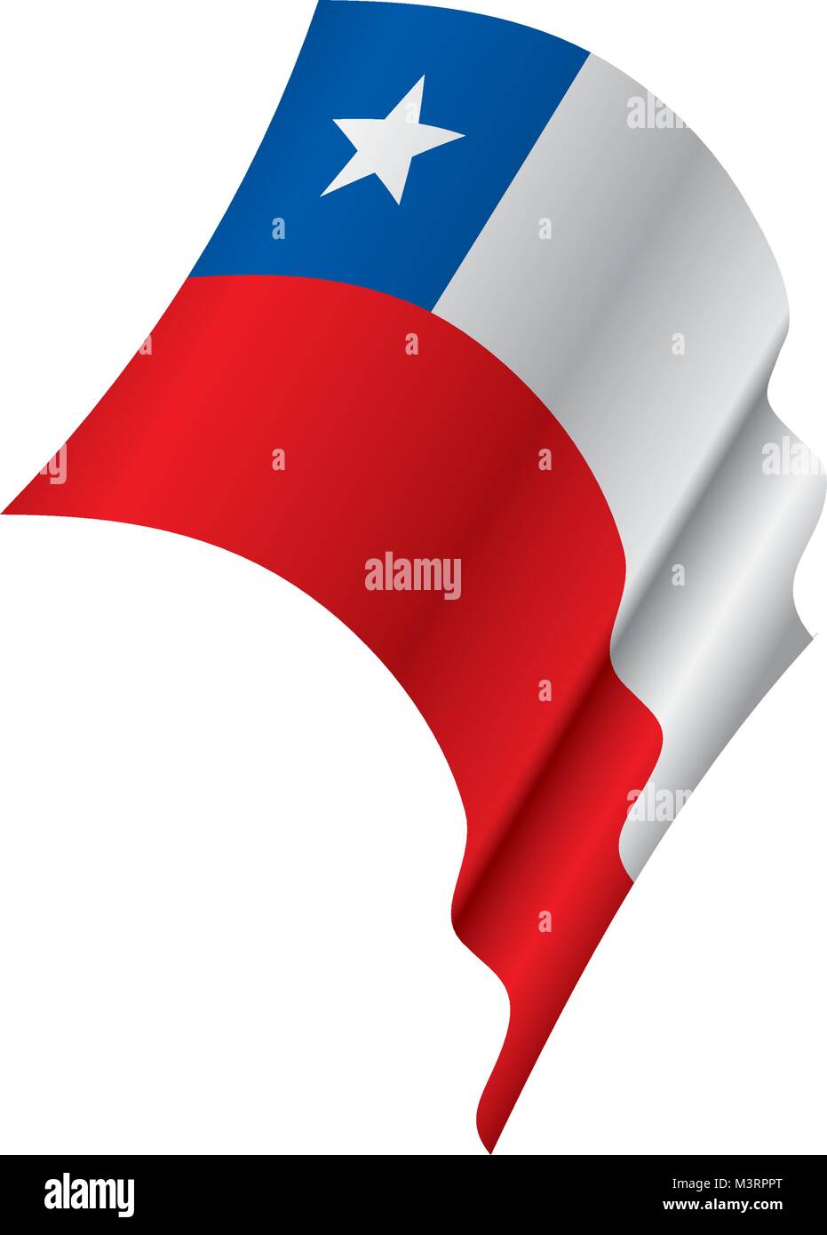 Chile flag, vector illustration Stock Vector Image & Art - Alamy