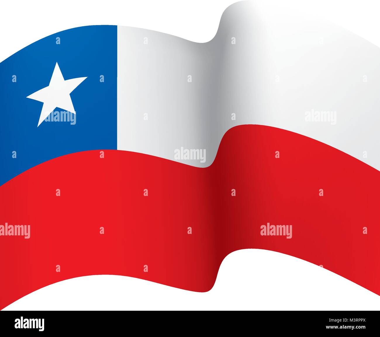 Chile flag, vector illustration Stock Vector Image & Art - Alamy