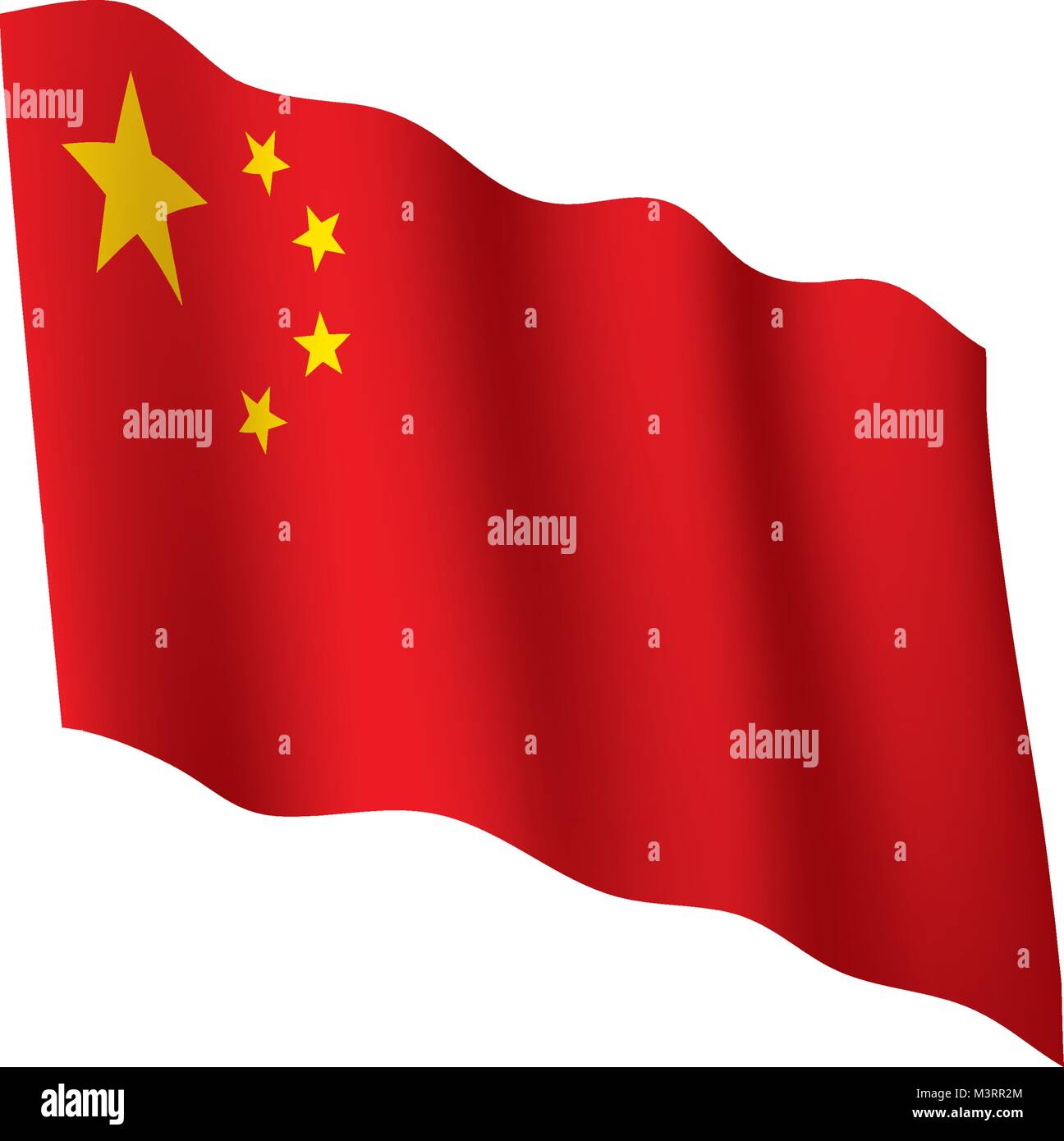 China flag, vector illustration Stock Vector Image & Art - Alamy