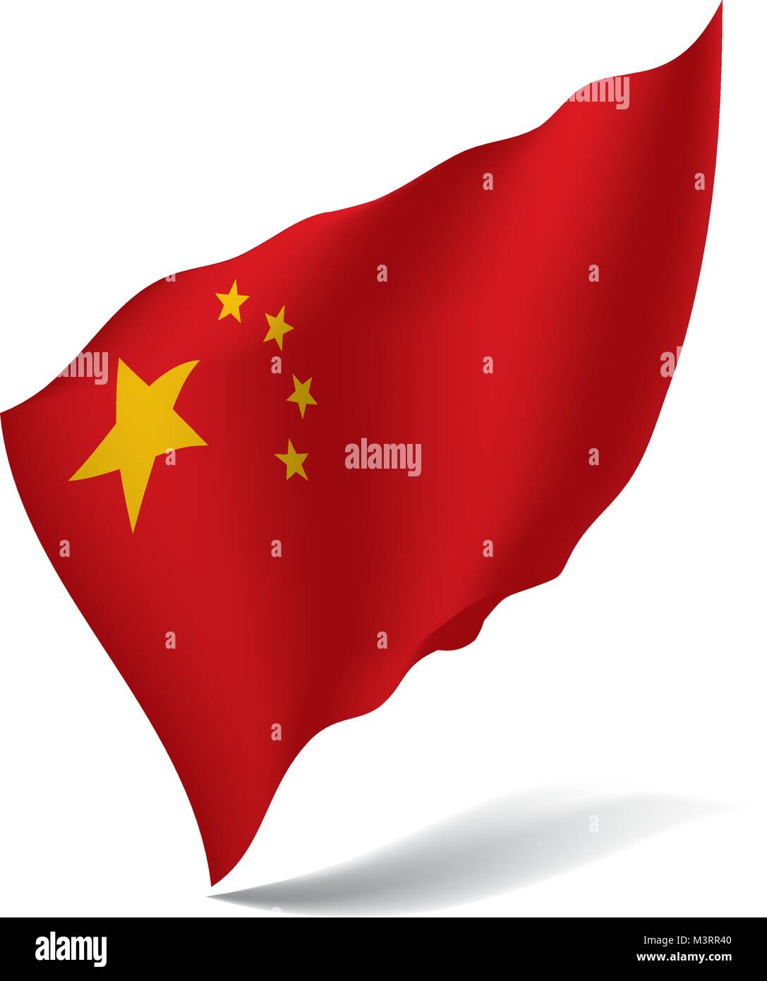 China flag, vector illustration Stock Vector Image & Art - Alamy