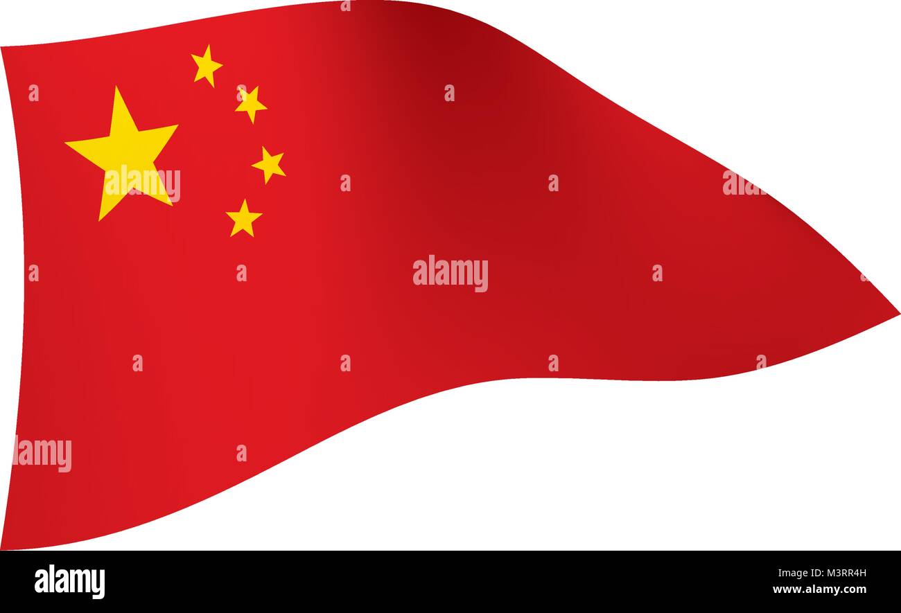 China flag, vector illustration Stock Vector Image & Art - Alamy