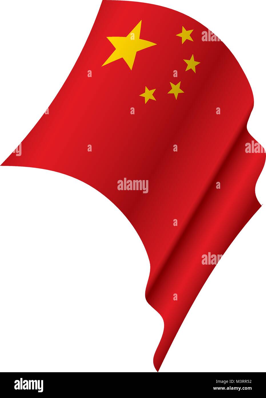China flag, vector illustration Stock Vector Image & Art - Alamy