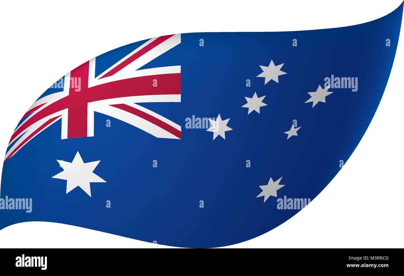Australia flag, vector illustration Stock Vector Image & Art - Alamy
