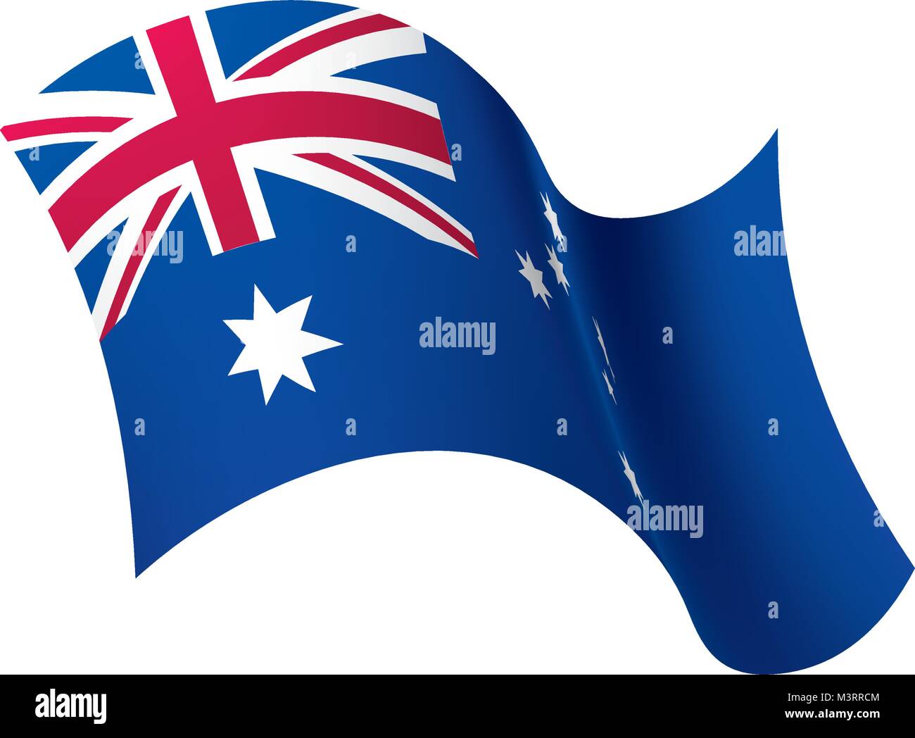 Australia flag, vector illustration Stock Vector Image & Art - Alamy