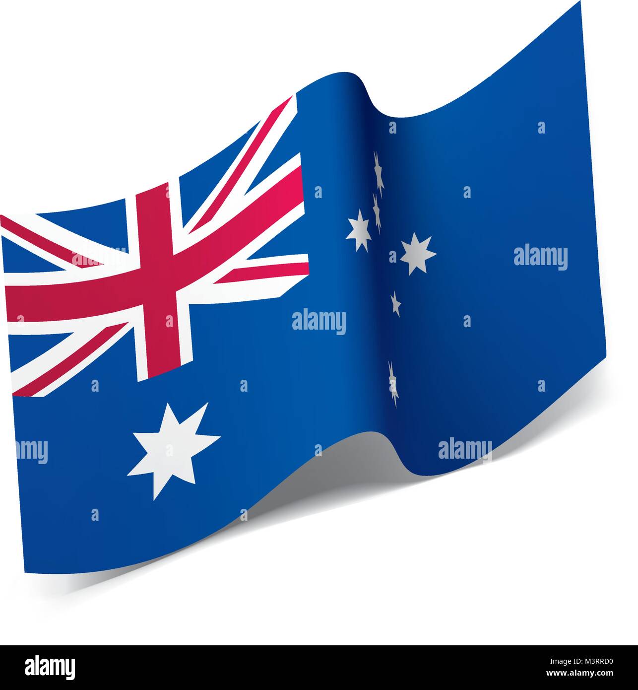 Australia flag, vector illustration Stock Vector Image & Art - Alamy